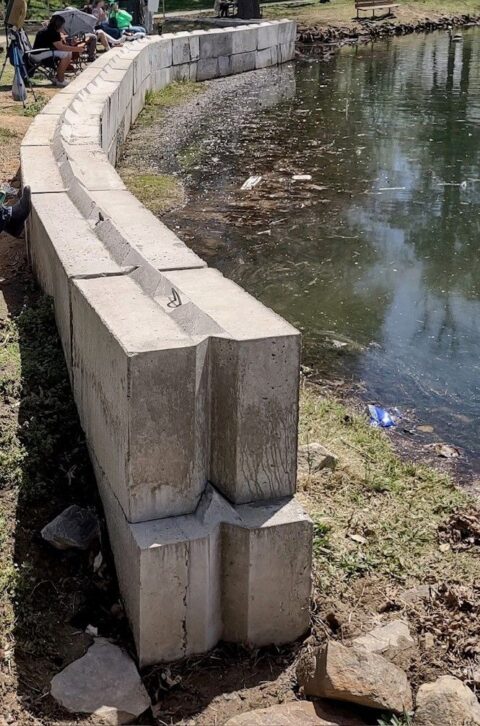 Concrete Barrier Blocks Birmingham, AL | V Wedge Blocks